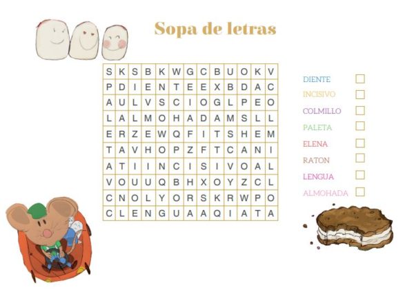 Sopas de letras - Cuentos x Contar