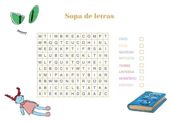 Sopas de letras - Cuentos x Contar